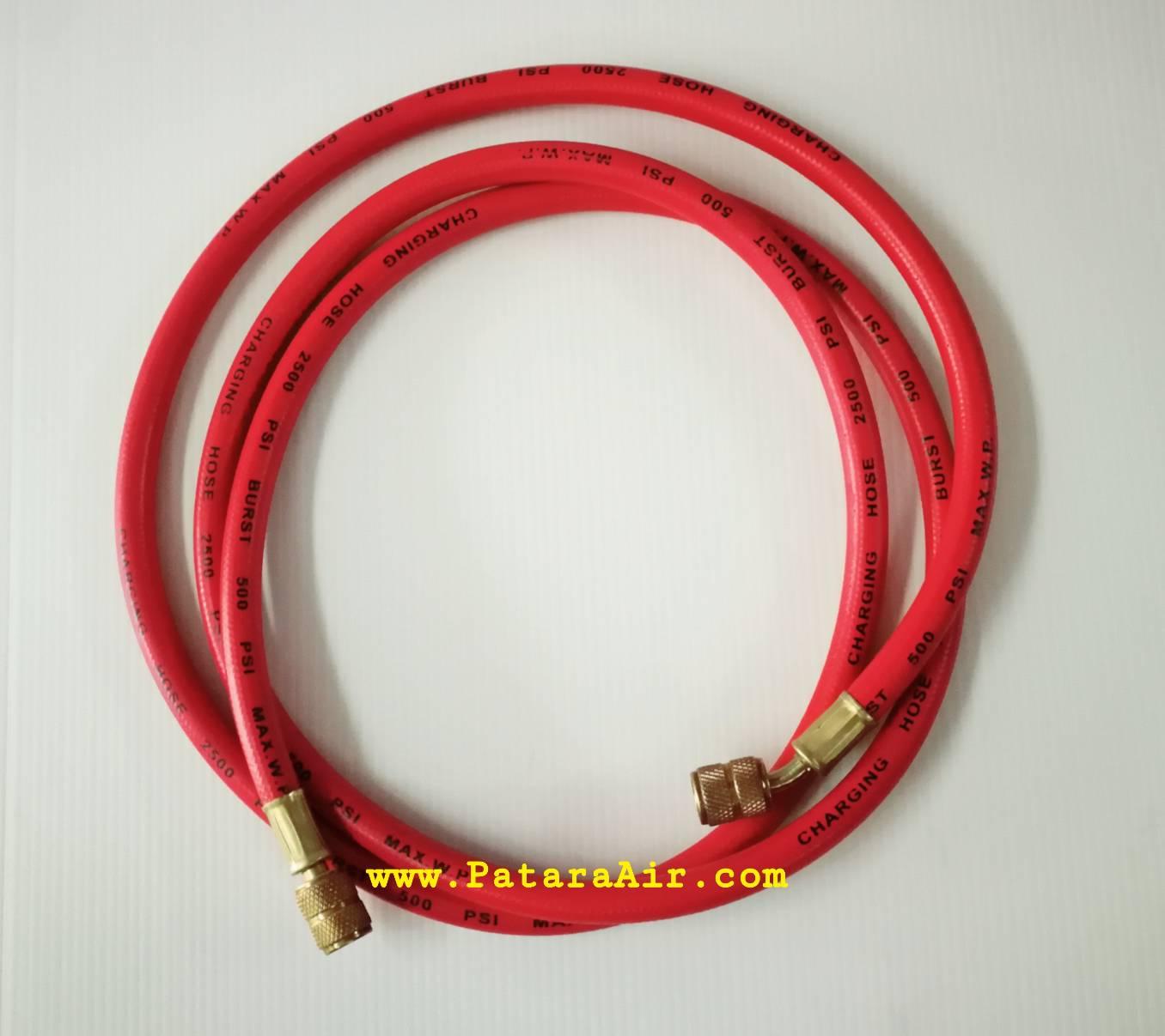 สายชาร์จน้ำยาแอร์ : สีแดง 1 เส้น (AC Charging Hoses Tube Refrigerant ...